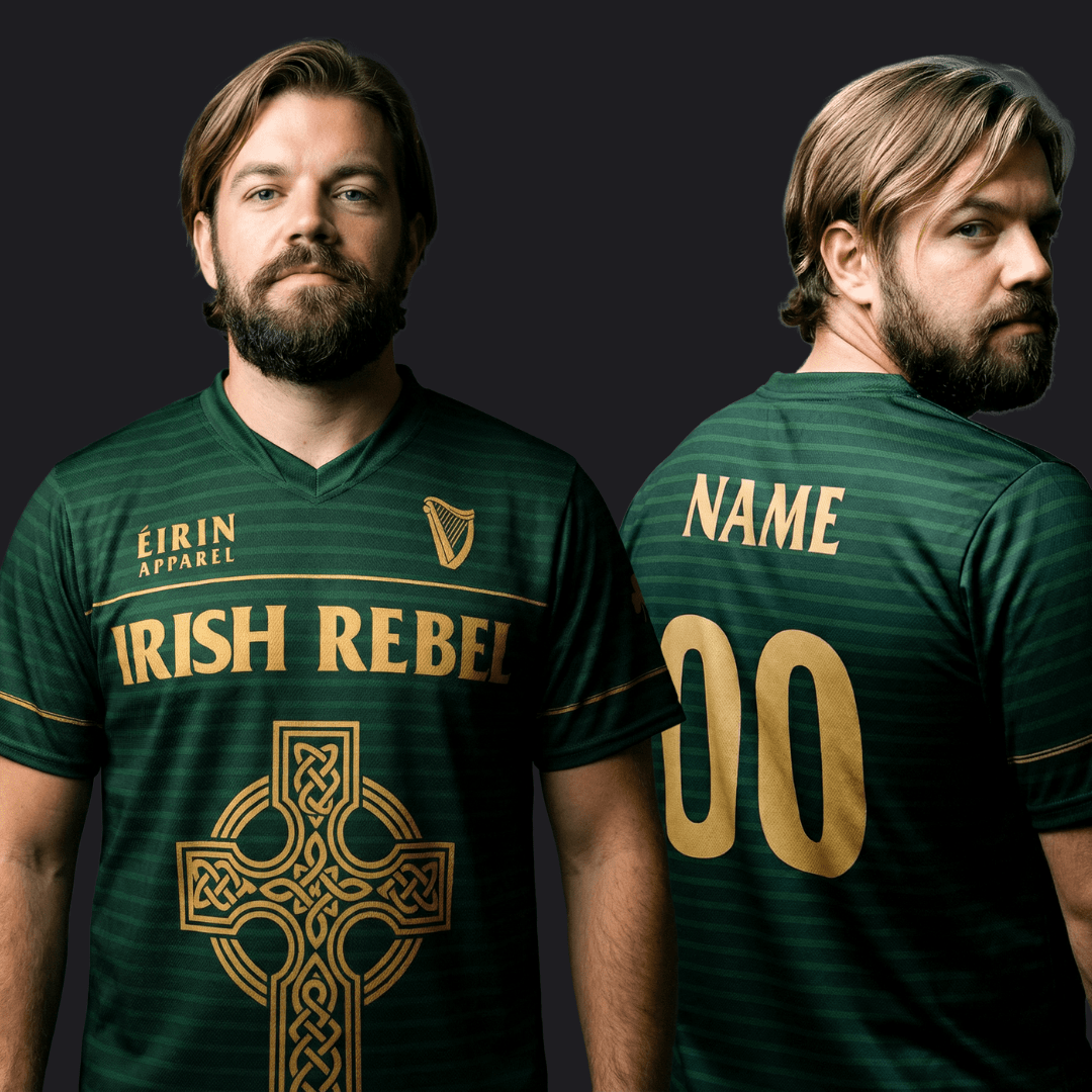 Eirin Irish Rebel Celtic Cross Jersey – Personalised Unisex Jerseys ...